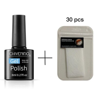 1 Set Nail Extension Glue 15/30 Pcs Nail Extension Fiberglas