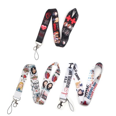 TV Show Greys Anatomy Cartoon Keychain Lanyard For Keys ID