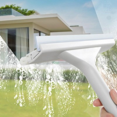 Glass Window Wiper Cleaner Squeegee Shower Bathroom Mirror
