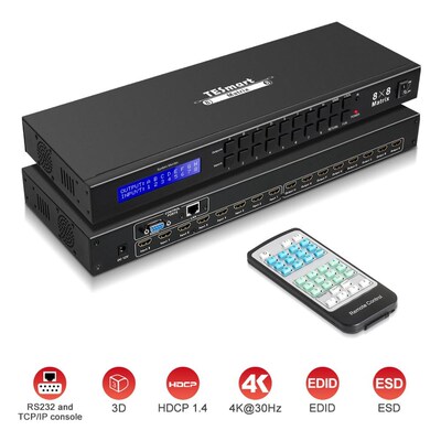 4K Ultra HD 8X8 HDMI switch Matrix Up 4Kx2K@30HZ 1080P@60Hz