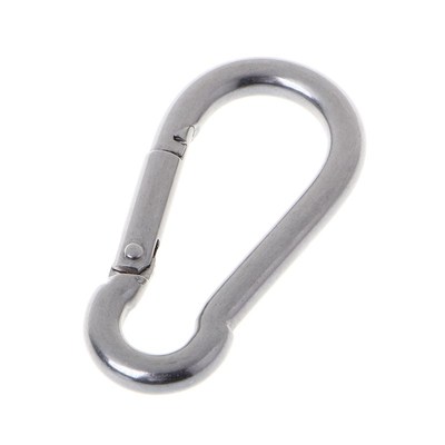1 Pc 304 Stainless Steel Spring Carabiner Snap Hook Keychain