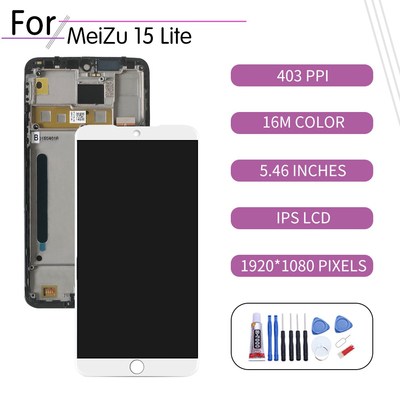Original For MEIZU 15 Lite LCD Touch Screen Digitizer Assemb