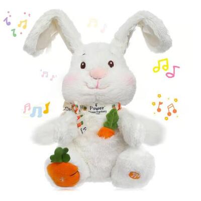 Talking Bunny Repeats What You Say Peek-A-B