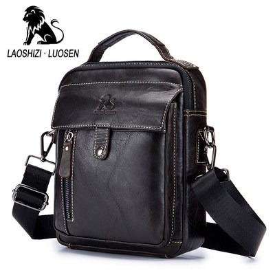 Brand Men's Bags 100% High Quality Genuine Leather Shouder