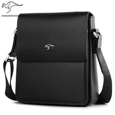Kangaroo Kingdom Luxury Brand Men Bag Split Leather Busines