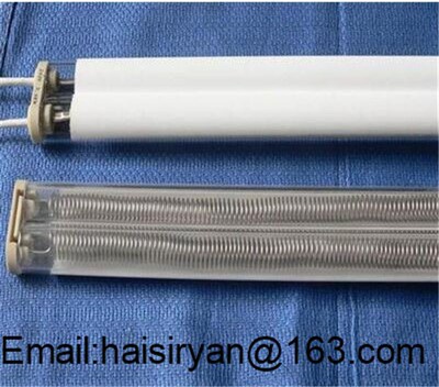 White coated heating infrared lamp 220v for screen printing