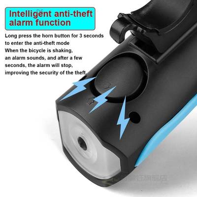 USB Bicycle Light Power Display Cycling Headlight Led Flashl