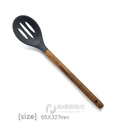 2020 Kitchen Utensils Silica Gel Cooking Spoon Leaky Spoon A
