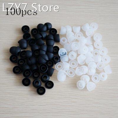 50pcs/lot Soft Silicon Ear Tip Cover Replacement Earbud Cove