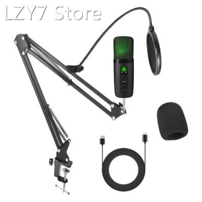 USB Desktop Podcast Computer Game Mic Noise Reduction Rgb Su