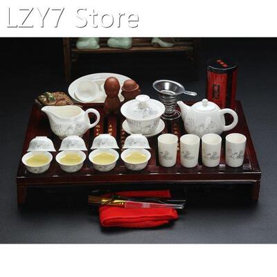 Portable Tea Sets Chinese Kung Fu Tea Set Ceramic Teacup Por
