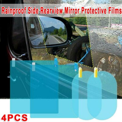 PET+Nano Coating Material 4pcs Car Rearview Mirror Side Wind