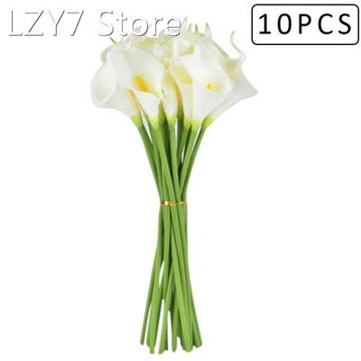 10pcs Artificial Flowers Table Vase Flower Arrangement For H