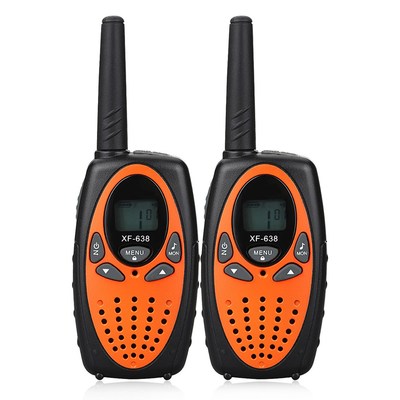 XF 638 Walkie Talkie 2PCS Handheld Two Way Intercom Portabl