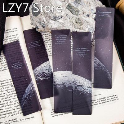 5Pcs/pack Space Tour Series Bookmark PVC Reading Book Mark D