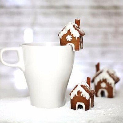 3Pcs Christmas Gingerbread House Biscuit Cutter Set Stainles