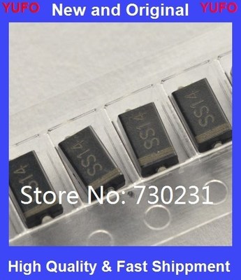 Free Shipping One Lot 200PCS SS14 1N5819 IN5819 A Schottky d