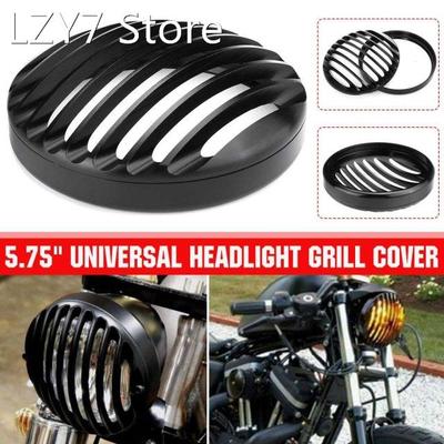 Motorcycle 5 3/4 CNC LED Headlight Grill Cover For Sportste