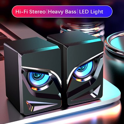 PC Gaming Speakers, 2.0 Channel Stereo Desktop Computer Soun