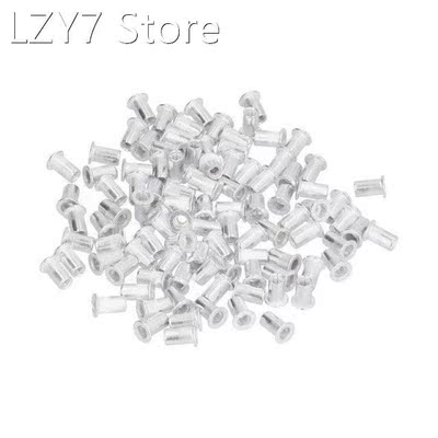 100 Pcs Flange Rivet Nuts Thread Anti-Rust Anti-Corrosion Al