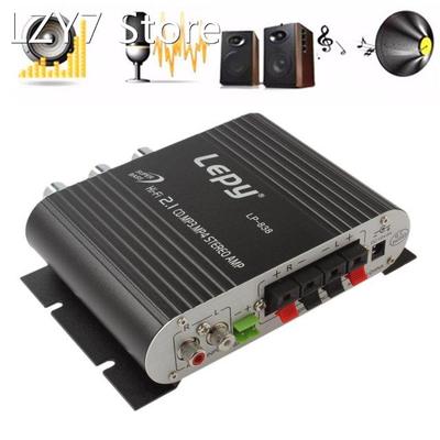 Lepy LP-838 Car Amplifier 12V Hi-Fi 2.1 Amplifier Boost