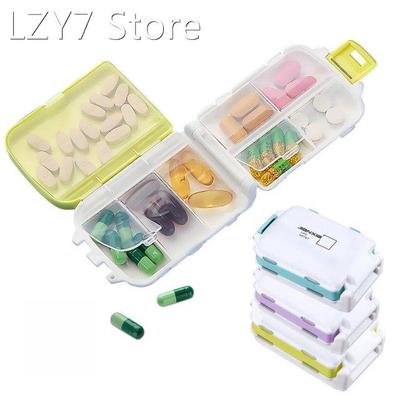 Pill Case With 8 Compartments Portable Pill Box For Pocket P