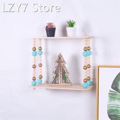 New Nordic Bohemian Beads Shelves Storage Rack Hand-woven Mu