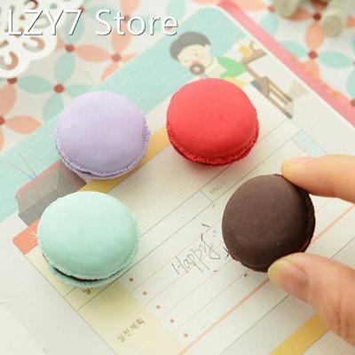 5Pcs/lot Chic Kawaii Macaron Rubber Pencil Eraser Kid Studen