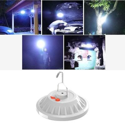 Solar LED Bulbs USB Rechargeable Work Light for Outdoor Camp