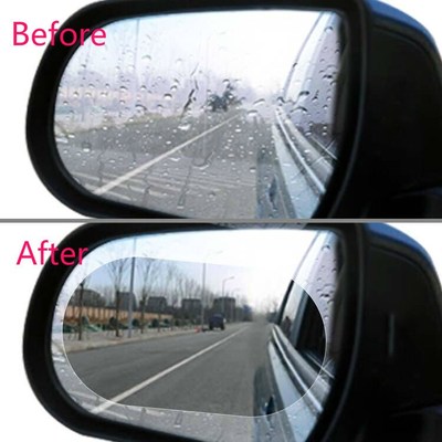2pcs Car Accessories Anti-fog Film Rearview Mirror Rain Rain