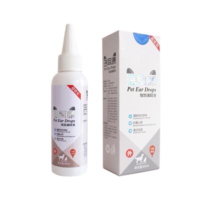 Dog-Ear-Cleaner Pet-Ear-Drops Yeast Ear-Mites Removes  Ne