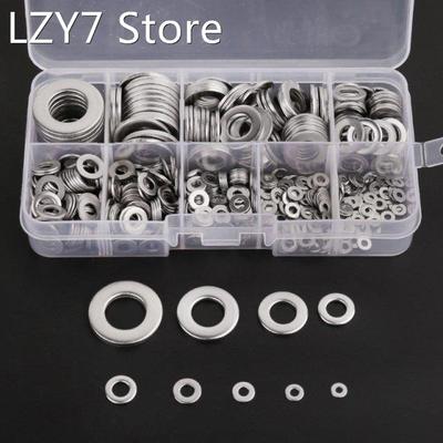 304 Stainless Steel Flat Washers Assortment Set Plain Ring F