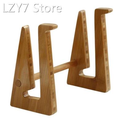 Laptop Stand Detachable Carbonized Bamboo Laptop Rack Desk P
