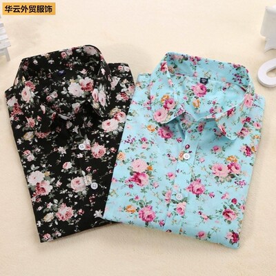 Women Camisas Femininas Female Tops Fashion Cotton Shirt