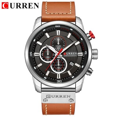 New Quality Leather Watches for Men Brand Sport Wrist Watch