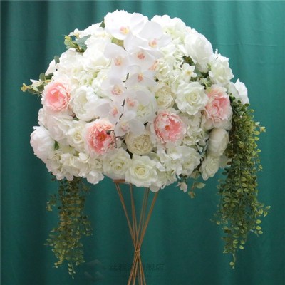 60CM 3/4 Large Artificial Flower  Silk Table Flower Centerpi