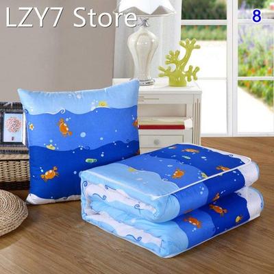 2 in 1 Napping Blanket Soft Comfortable Folding Blanket with