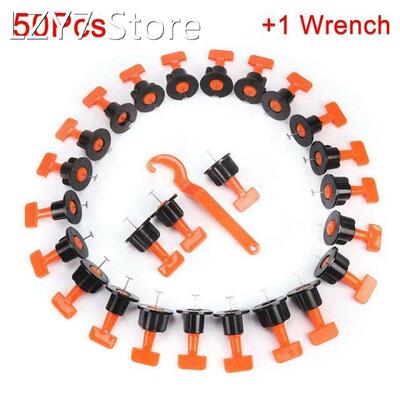 50pcs/set Level Wedges Tile Spacers For Flooring Wall Tile S