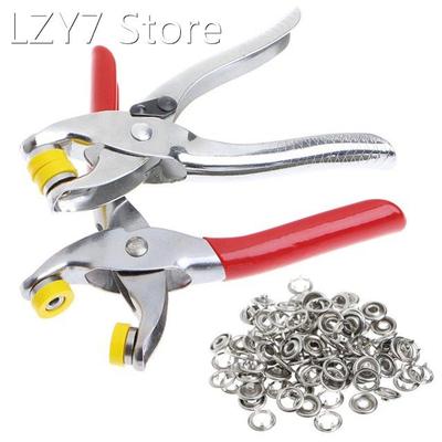 Metal Prong Ring Snap Fasteners Press Studs Poppers Plier 9.