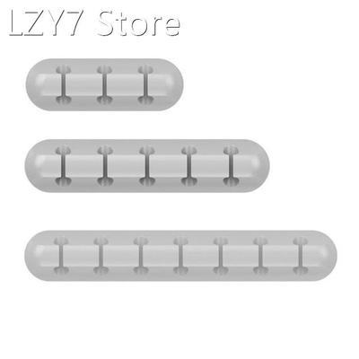 3/5/7 Port Desktop Cable Organizer Silicone Cable Winder Off