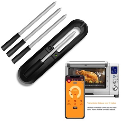IP67 Waterproof Wireless Digital Meat Thermometer Wireless C