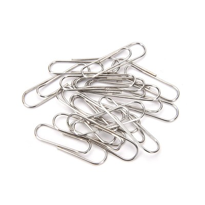 100pcs Mini Paperclips Office Simple Easy Plain Paper Clips