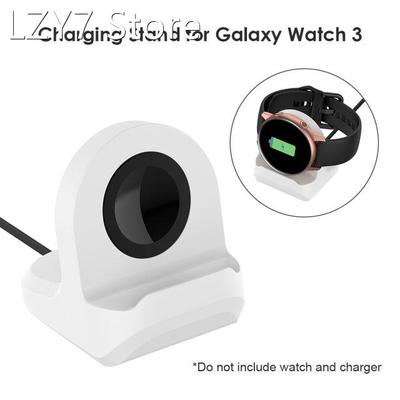 For Galaxy Watch 3 Active 1 2 Black White Silicone Smart Wat