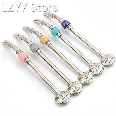 2pcs Premium SUS18/10 Stainless Steel Yerba Mate Bombilla S