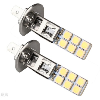 2PC NEW H1 6000K Super White 55W LED Car Headlight Bulbs Kit