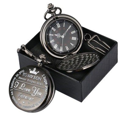 Steampunk Pocket Watch  Retro Vintage Personalized Pattern Q