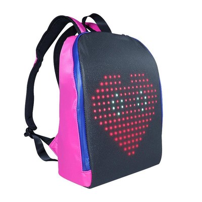 Led Backpack Smart WIFI Version APP Control Led Screen Displ