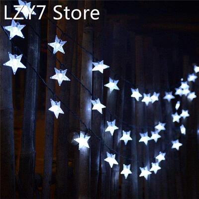Solar Star String Lights 8 Modes Solar Powered Twinkle Fairy