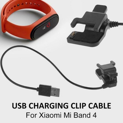 Portable USB Charger For Xiaomi Mi Band 4 Dock Clip Fast Cha