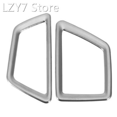 2X Stainless Steel Car Dashboard Air Conditioner Outlet Vent
